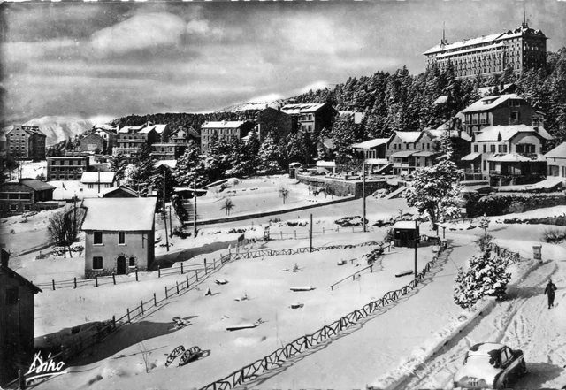 CARTE FONT ROMEU ODEILLO VIA Vue générale de la Station sous la neige ...
