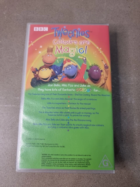 TWEENIES COLOURS ARE MAGIC! VHS BBC ABC For Kids NEW SEALED $49.99 ...