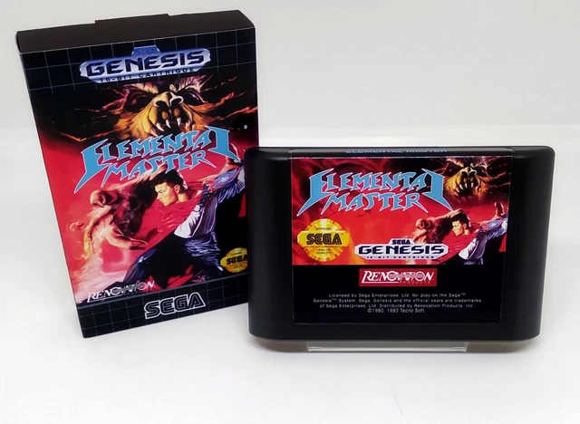 ELEMENTAL MASTER SEGA Genesis Mega Drive EUR 34,99 - PicClick FR