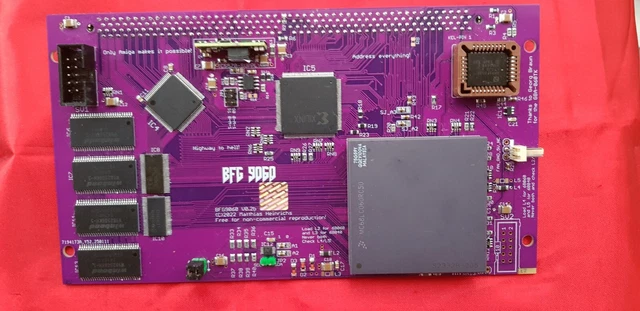 AMIGA 4000D/4000T E 3000D/3000T scheda BFG9060 V0.2b (PURPLE) EUR 360 ...