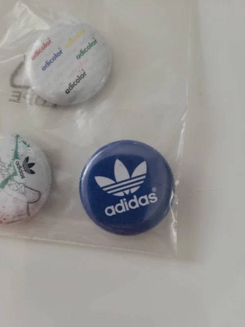 ADIDAS BUTTONS PINS anstecker 3er Set EUR 10,00 - PicClick DE
