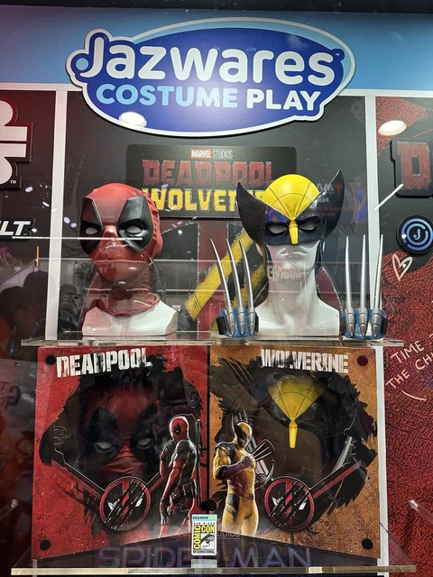 DEADPOOL & WOLVERINE Jazwares SDCC 2024 Comic Con Exclusive Mask Set ...