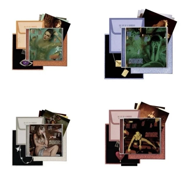 THE LIFE OF A Showgirl Taylor Swift Deluxe CDs Limited Edition Bundle ...