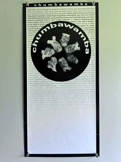 CHUMBAWAMBA AFFICHE DUNSTAN Bruce Alice Nutter Original Promotion ...