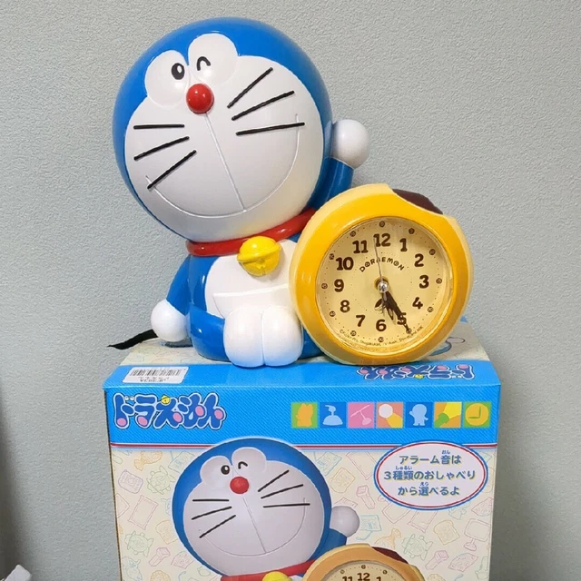 SEIKO CLOCK DORAEMON Table Alarm Clock Talking Alarm JF383A [New] $95. ...