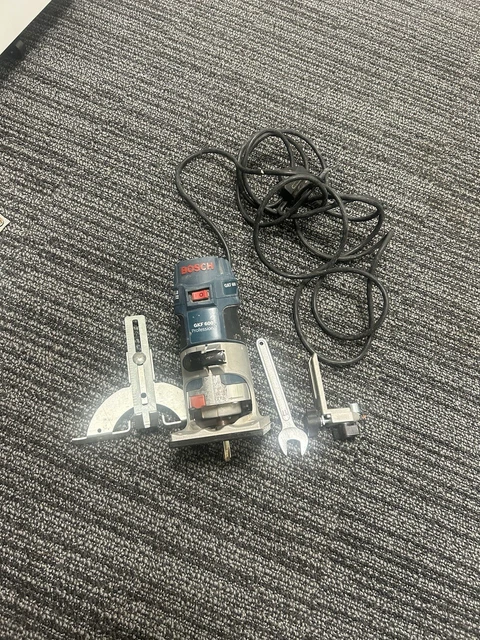 BOSCH GKF600 600W 1/4" Electric Palm Router 240V £9.99 - PicClick UK