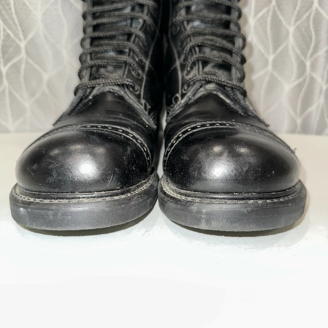 HH BRAND DOUBLE H 975 Military Combat Leather Jump Boots Men’s 10 E ...