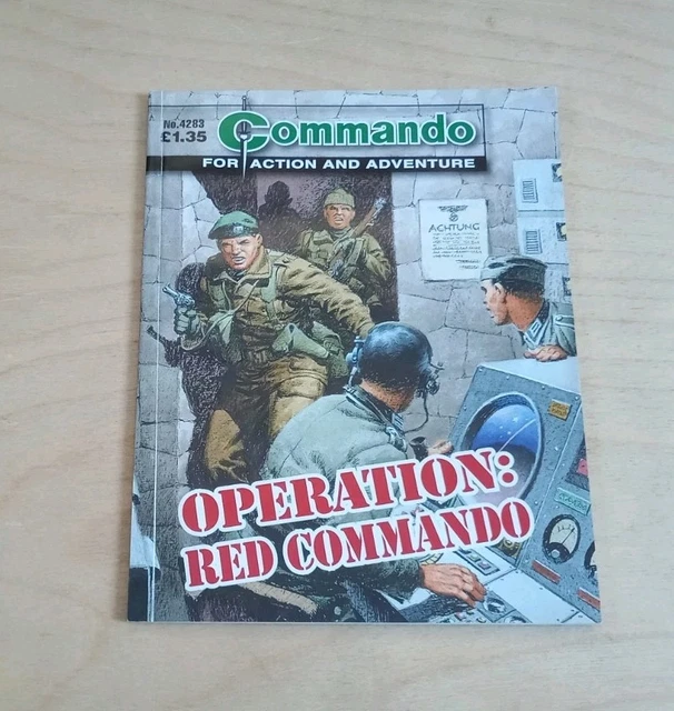 COMMANDO COMIC~OPERATION: RED Commando (4283) £4.50 - PicClick UK