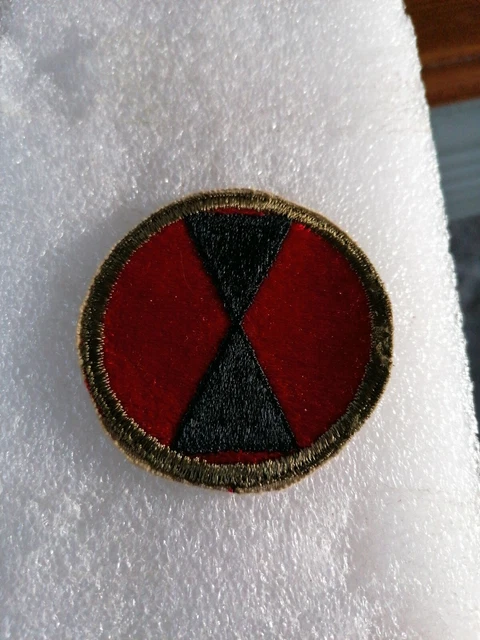 RARE US ARMY 7TH INFANTRY DIVISION Original ww2 Patch £7.30 - PicClick UK