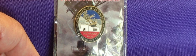 USS ARIZONA COMMEMORATIVE Pin WWII Pearl Harbor Hawaii December 7, 1941 ...