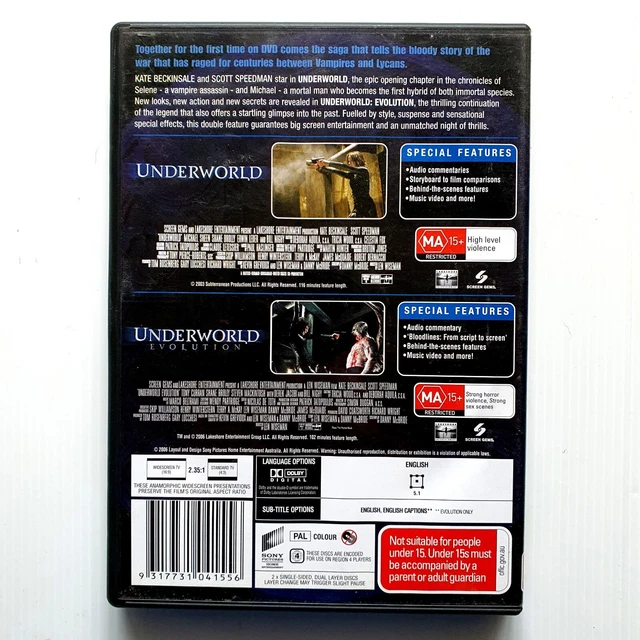 DARK FANTASY 8 x DVD Gift Bundle, Scifi Thriller, Creatures Monsters ...