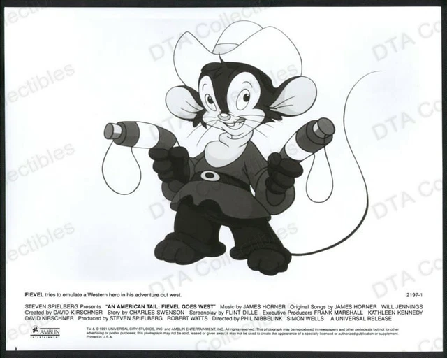 AN AMERICAN TAIL, Fievel Goes W-8X10 B&W-Fievel/Popguns Fn EUR 24,49 ...