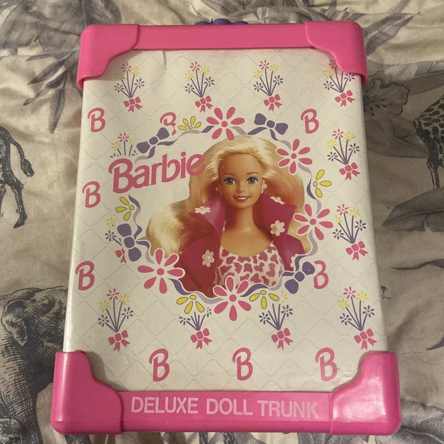 BARBIE DELUXE DOLL Trunk, Barbie Wardrobe 1992, Mattel £40.00 - PicClick UK