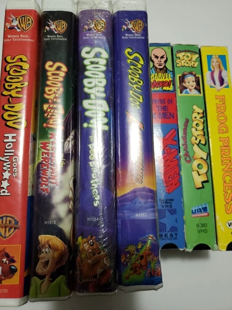 7 VHS KIDS Bundle - Scooby Doo / Frog Princess / Christmas Toy Story /X ...