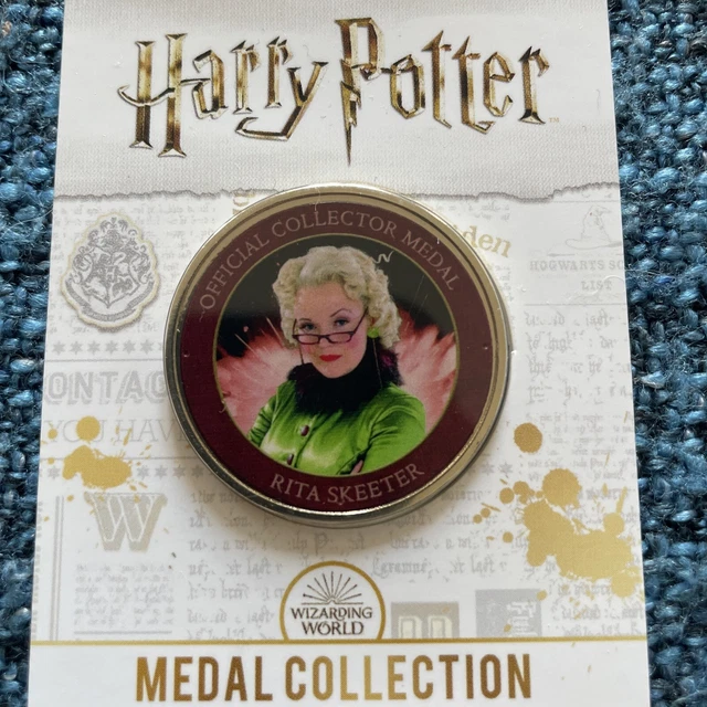 HARRY POTTER WORLD Wizarding Coin Medal Collection Characters : RITA ...