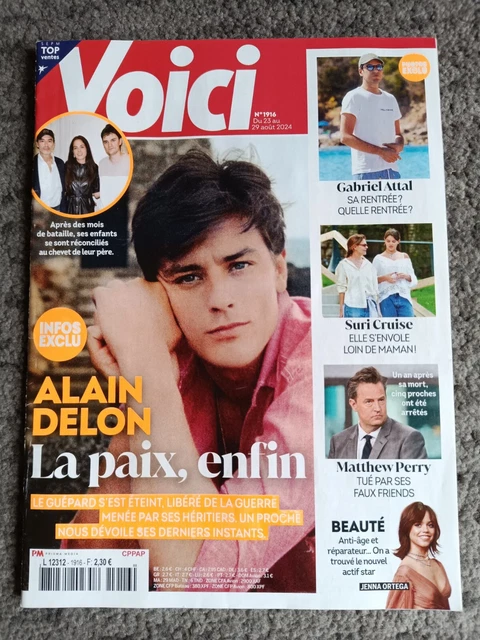 ALAIN DELON - Magazine Voici Août 2024 EUR 10,00 - PicClick FR