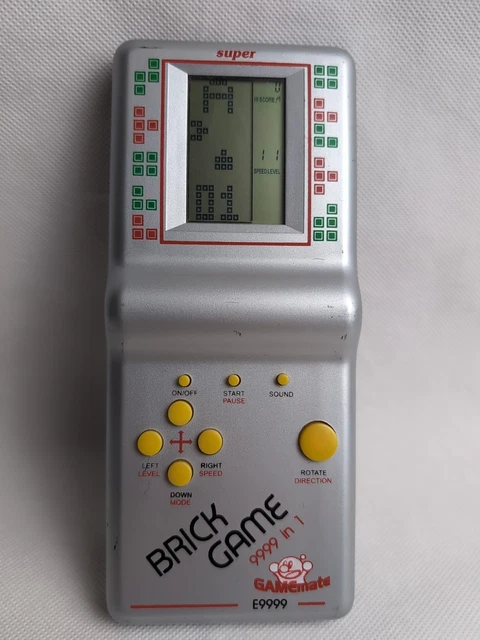BRICK GAME 2 In 1 Handheld LCD Game E9999 - Game mate | Tested Working ...