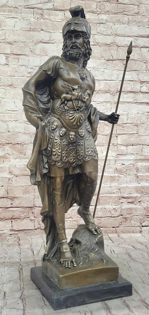 RARE ANCIENT GRECO Roman Gladiator Warrior Bronze Legionary Wearing ...