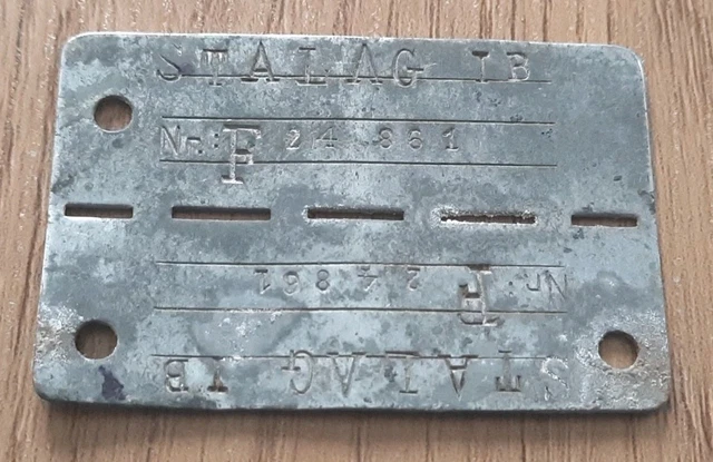 ANCIENNE PLAQUE IDENTITÉE Stalag I.b De Prisonnier De Guerre Ww2 EUR 43 ...