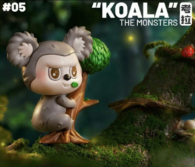 POP MART X HOW2WORK Labubu The Monsters Animals Koala Mini Figure Art ...
