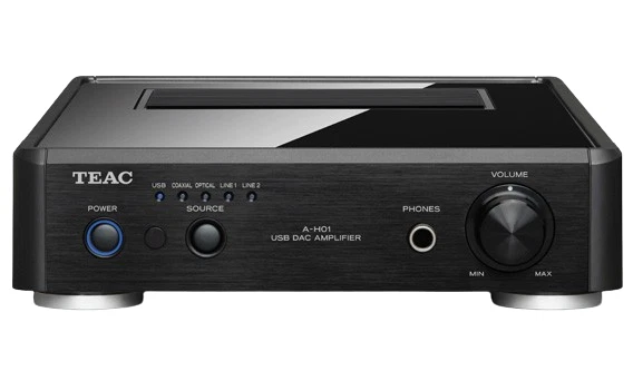 PRÉAMPLIFICATEUR STÉRÉO DAC USB TEAC A-H01 Noir 50 W par canal 2x ...