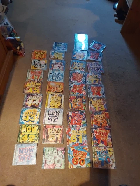 NOW THAT'S WHAT I Call Music x 69 Double CDs JOBLOT 1992-2019 BUNDLE ...