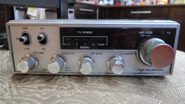 REALISTIC TRC-453 40 Channel AM/SSB CB Radio Transceiver w/ Handset ...
