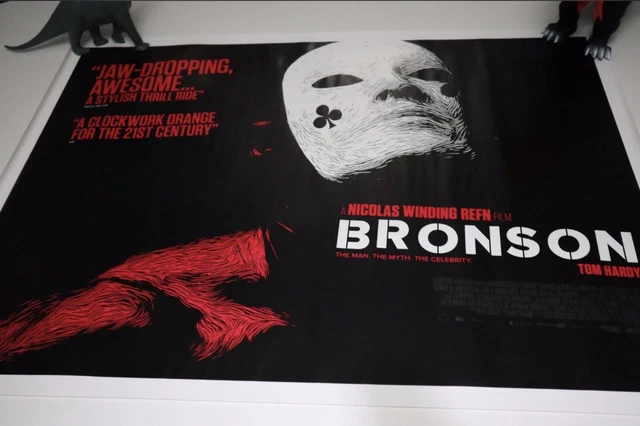 BRONSON QUAD POSTER. Rare concept Art. Never Released. Tom Hardy EUR 116,20 - PicClick IT