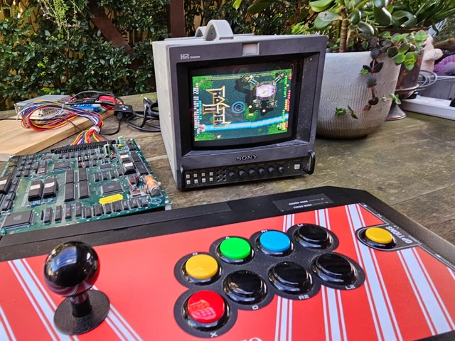 1993 SEIBU KAIHATSU Fabtek RAIDEN II 2 Video Arcade Game PCB Original ...