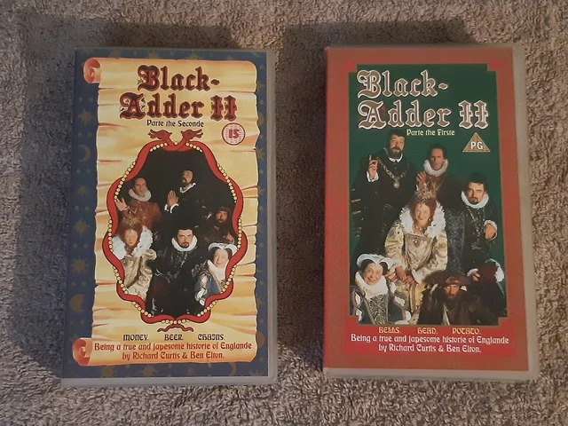 BLACKADDER II VHS Tapes 1986 £4.50 - PicClick UK