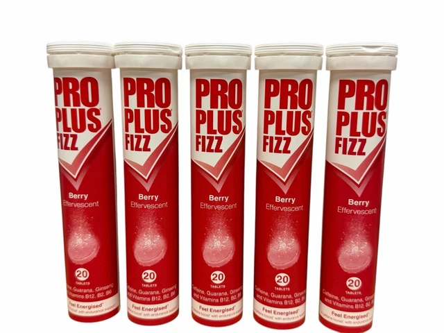 PRO PLUS FIZZ Effervescent Berry Flavour Tablets £13.00 - PicClick UK