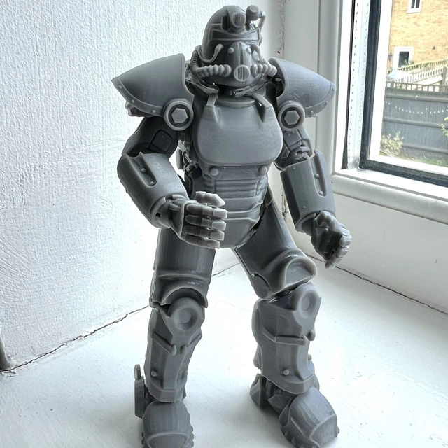 FALLOUT T51 POWER Armour 6” Figurine 3D Printed £23.99 - PicClick UK