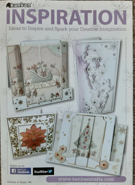 KANBAN PAPER CRAFT TOPPERS DIE CUT Sheets A4 Sheets CHRISTMAS 2021 ...