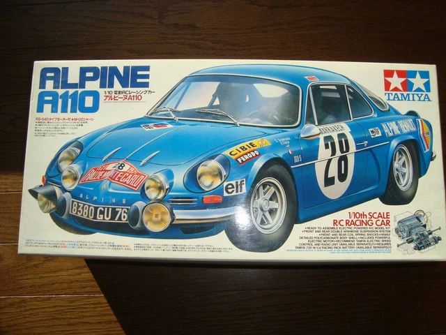 TAMIYA 1/10 ELECTRIC Radio Control Alpine A110 M-02 Chassisassembled £ ...