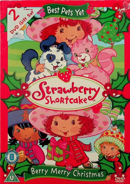 STRAWBERRY SHORTCAKE -BEST Pets Yet & Berry Merry Christmas 2-DVD *NEW ...