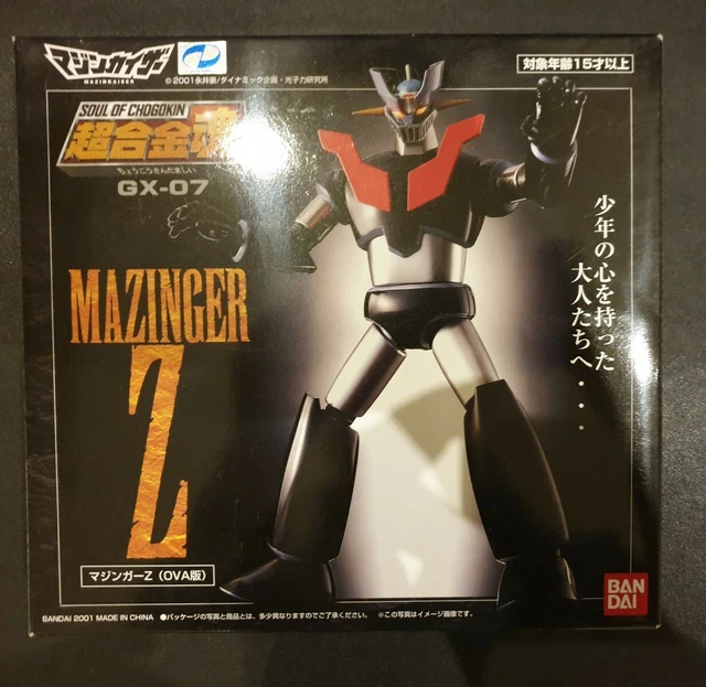 BANDAI GX-07 MAZINGER Z from Mazinkaiser OVA opened, little tear on opened lid £139.00 - PicClick UK