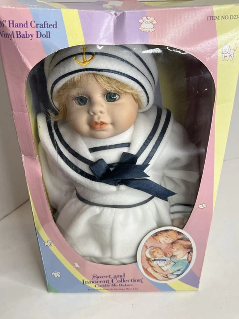 HERITAGE MINT CUDDLE me babies sweet and innocent 20" doll new old ...