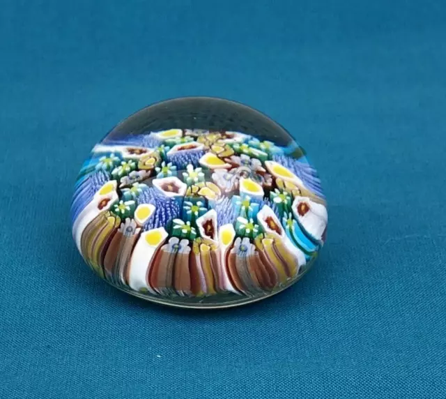 PRESSE PAPIER SULFURE Murano millefiori EUR 80,00 - PicClick FR