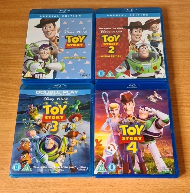 TOY STORY 1-4 Complete Collection Blu-Ray Disney PIXAR £9.95 - PicClick UK