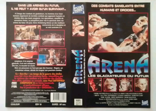 JAQUETTE VHS (SEUL) Fox Video Arena Les Gladiateurs Du Futur EUR 4,00 - PicClick FR