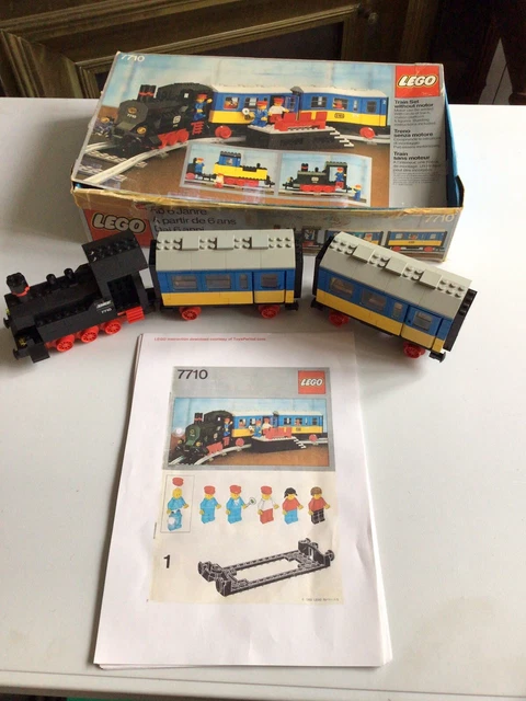 LEGO 7710 TRAIN LOCOMOTIVE VAPEUR AVEC WAGON VINTAGE Avec Boite EUR 75 ...