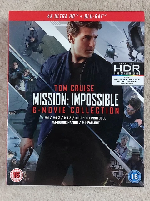 MISSION: IMPOSSIBLE - The 6-Movie Collection (Blu-ray + 4K Ultra HD UHD ...