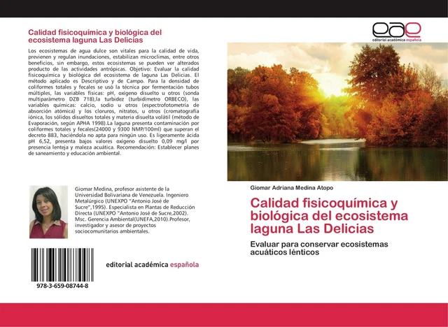 CALIDAD FISICOQUÍMICA Y biológica del ecosistema laguna Las Delicias | Atopo EUR 34,95 - PicClick DE