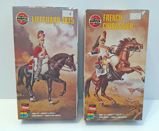 AIRFIX SERIES 2 French Cuirassier & Lifeguard 1815 Model Kits Complete ...