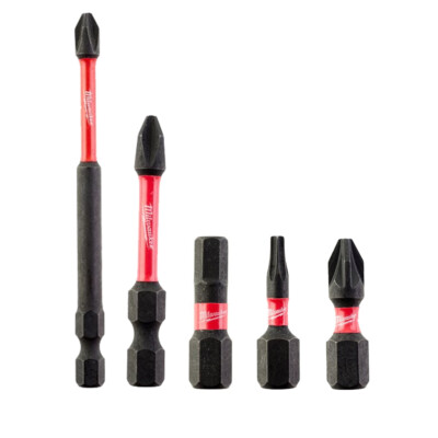 MILWAUKEE BIT SHOCKWAVE Bits for Screwdriver ad Pulses 2 Inserts ...