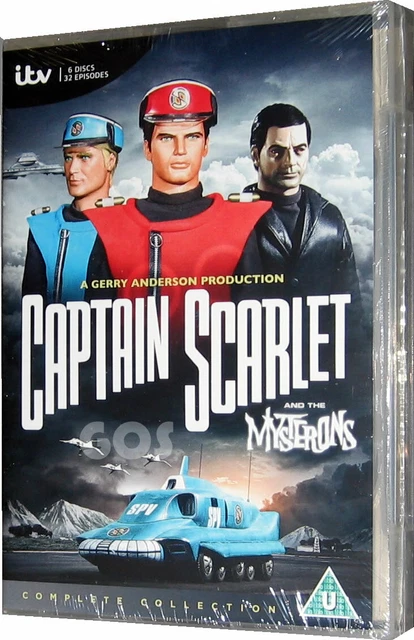 CAPTAIN SCARLET AND The Mysterons Complete Collection 6 DVD Boxset New ...