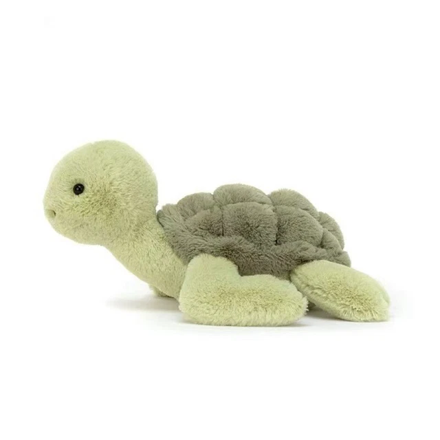 JELLYCAT TULLY TURTLE Plush Ultra Soft Tags Dust Bag Valentine's Gift ...