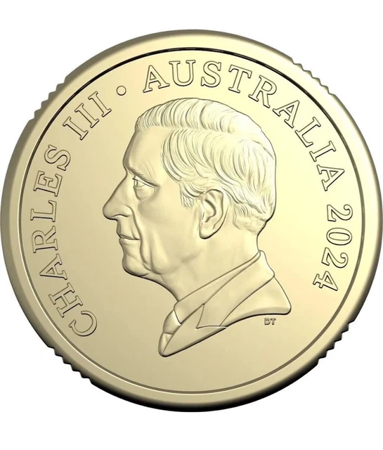 2023 AUSTRALIAN ONE Dollar $1 coin KING CHARLES - MOB OF ROOS - UNC ...