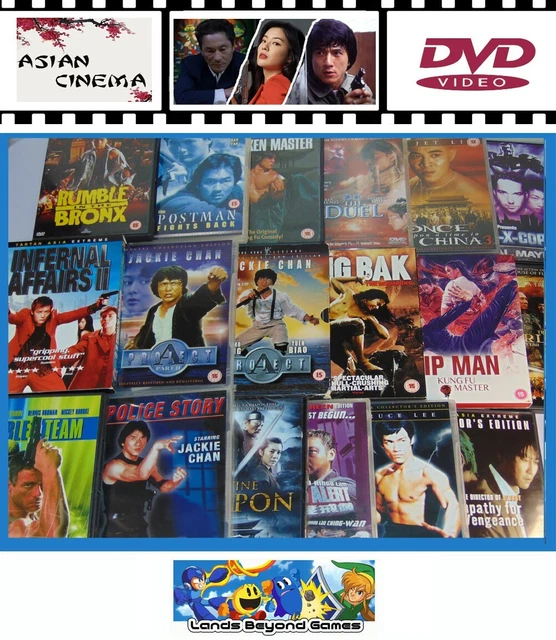 ASIAN CINEMA DVD Japan Hong Kong Korean Films Movie Legends Kung Fu ...