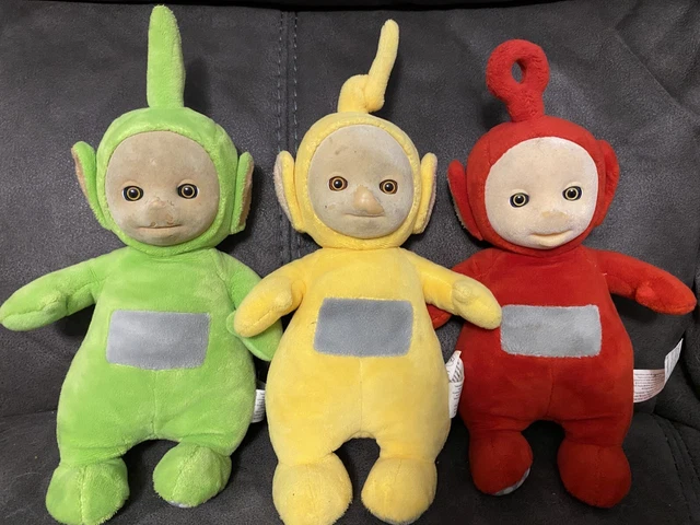 TELETUBBIES FURRY FACE Plush Bundle Dipsy, La La & Po £5.00 - PicClick UK